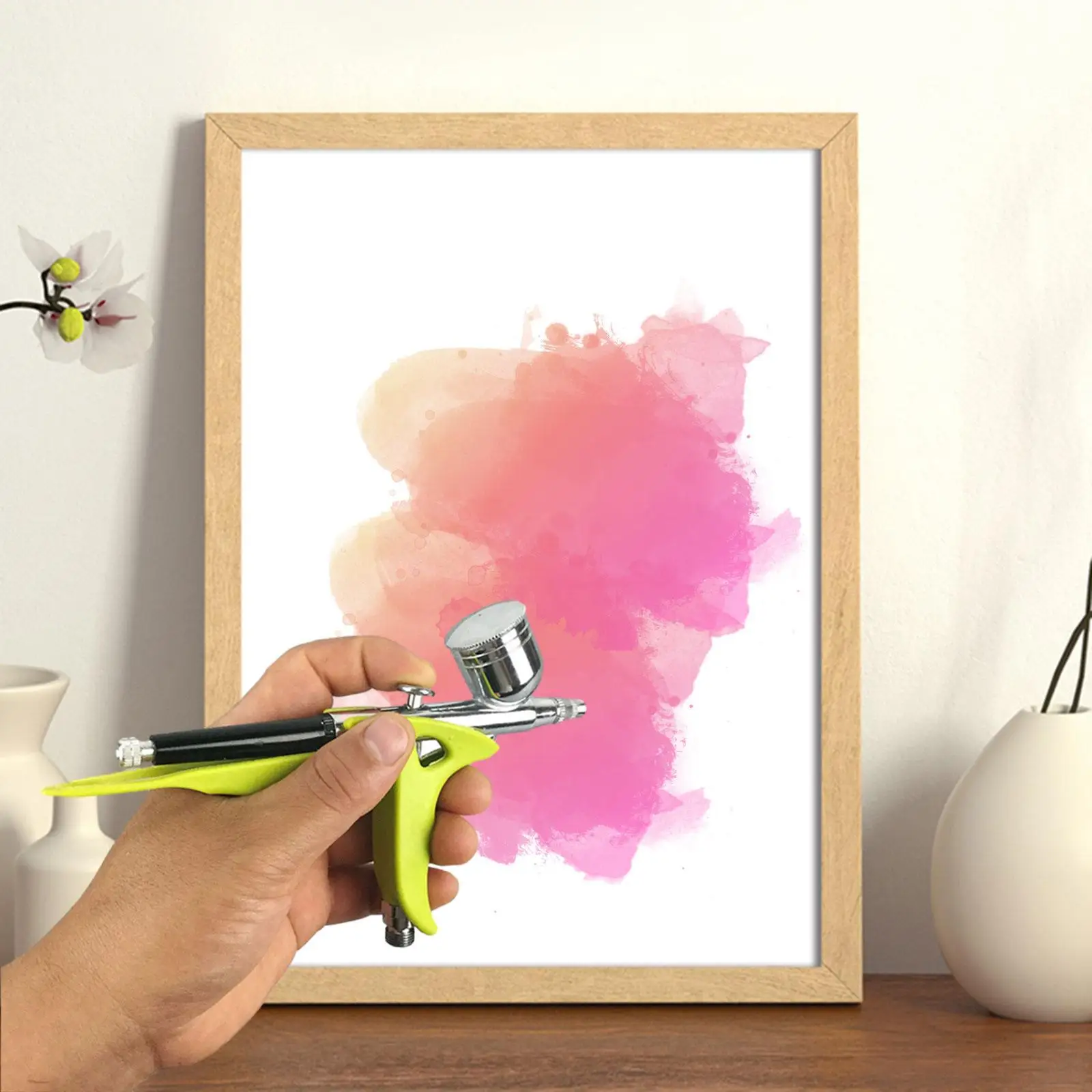 Air-Brush-Grip-Stand-with-Easy-Airbrush-Handle-Universal-Handheld ...