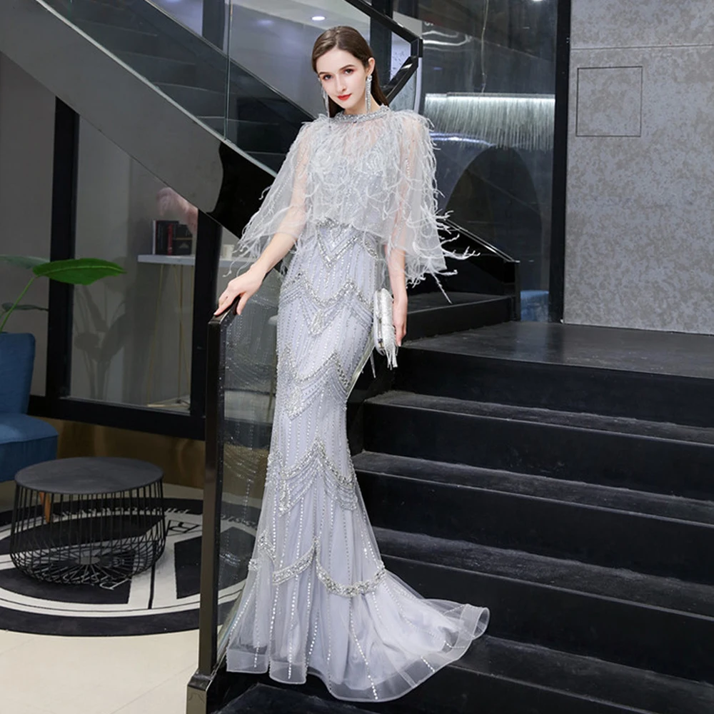 Luxury-Dubai-Evening-Dresses-For-Women-2023-Mermaid-Elegant-Sequined ...