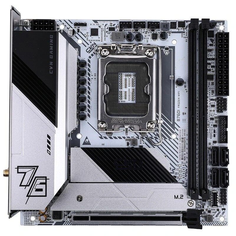 Colorido b760i congelado v20 placa mãe lga 1700 intel itx mainboard ddr4 4800mhz pcie5.0 apoio ...