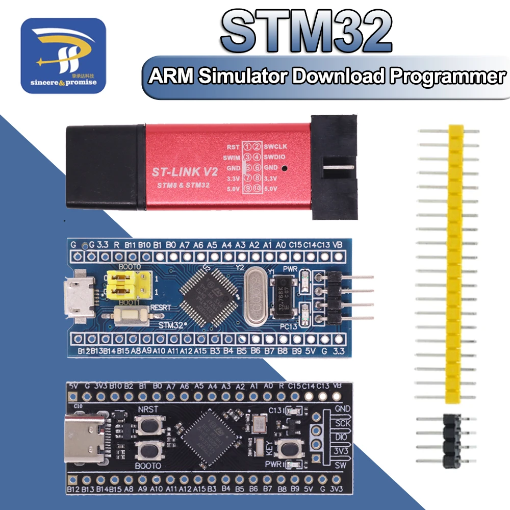 ST-LINK-V2-Simulator-Download-Programmer-STM32F103C8T6-ARM ...