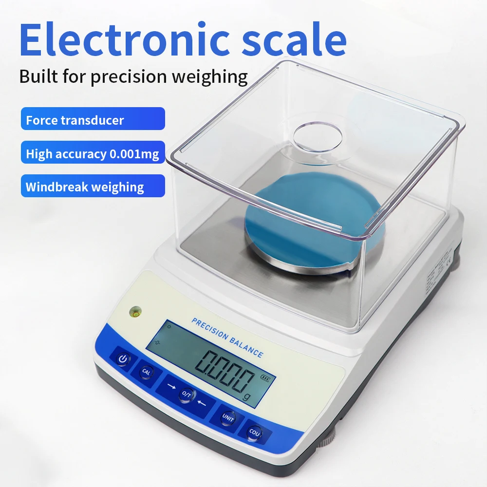 Lab Scale 500g 0.001g High Precision Electronic Balance Digital ...