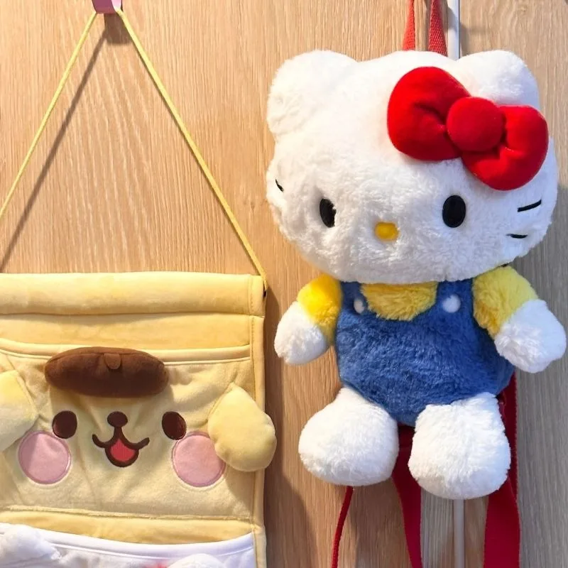 MBTI-mochila-de-Hello-Kitty-para-mujer-mu-eco-de-felpa-monedero-peque-o ...
