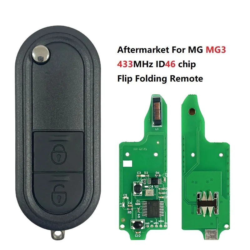 CN097011 Aftermarket For MG MG3 433MHz ID46 chip 2 Button Replacement ...