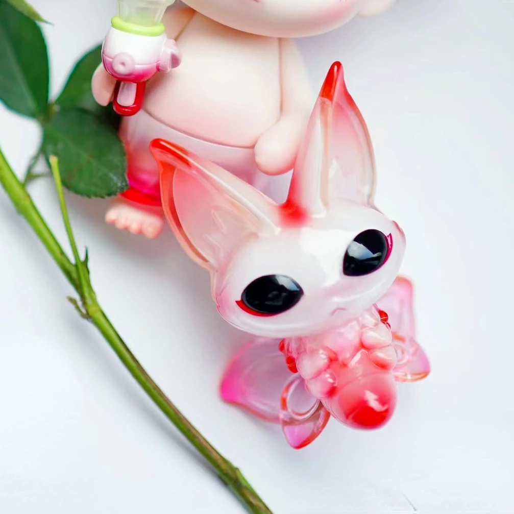 Original-Dimoo-Partner-Friend-Pink-Fox-Butterfly-Small-Figure-Toy-Flora ...