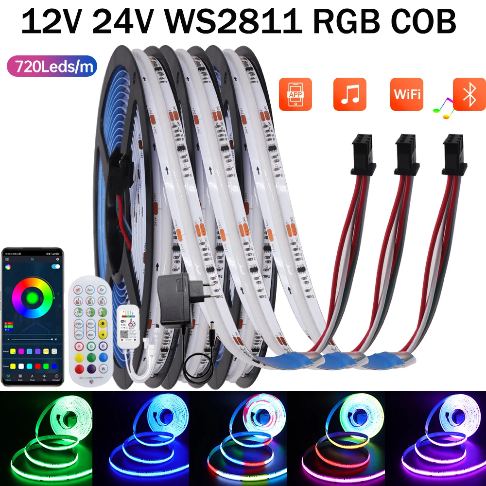 Flex-vel-LED-Strip-Light-para-Decora-o-Pixel-Endere-vel-Full-Dream ...