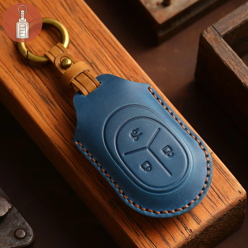 Leather-Car-Key-Case-Cover-Fob-Protector-Accessories-for-Nio-ET7-ET5 ...