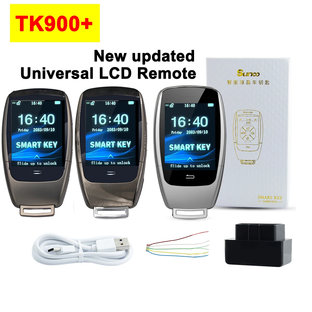TK900-OBD-Keyless-Modificada-Chave-Do-Carro-Do-Tela-LCD-Entrada-Confort ...