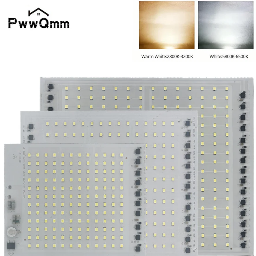 220V High Lumen SMD2835 LED Chip Matrix LED COB 10W 20W 30W 50W 100W ...