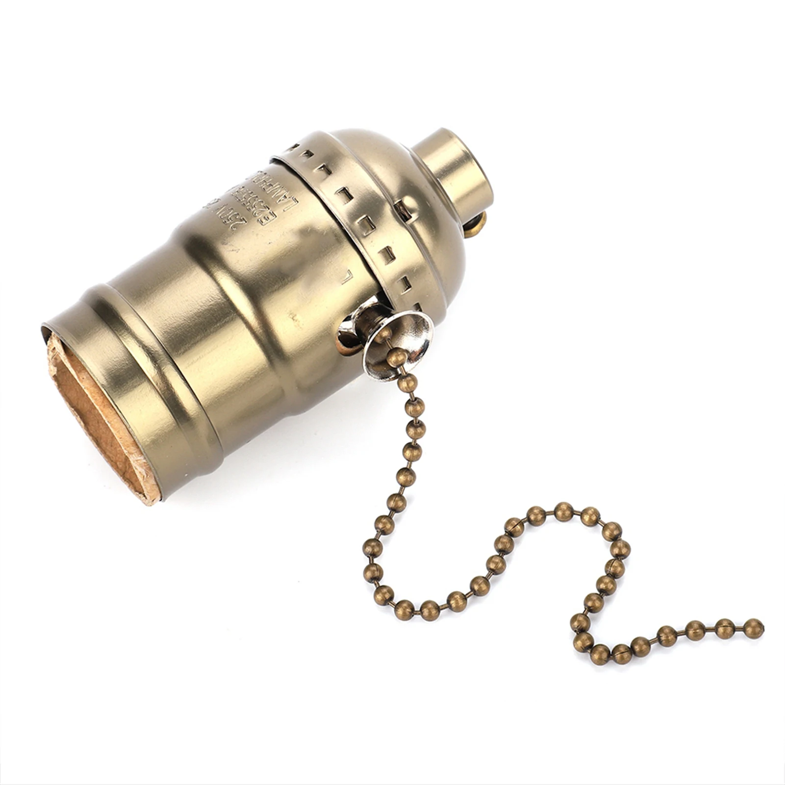 E27-Aluminum-Vintage-Light-Socket-with-Pull-Chain-Desk-Table-Lamp ...