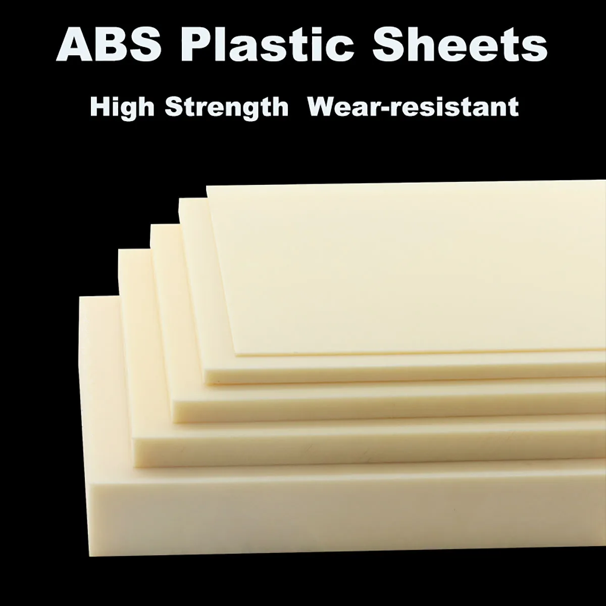 Placas de hojas de plástico ABS negro/Beige, mecanizado CNC de ...