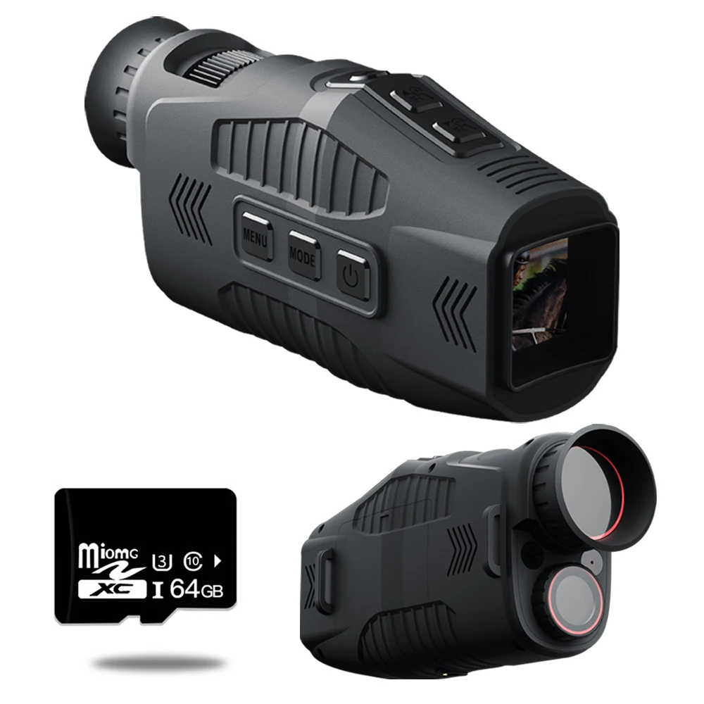 R11 1080P Monocular Night Vision Device 5x Digital Zoom Infrared Night ...