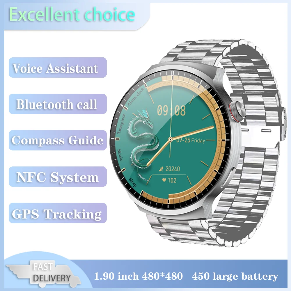 Xiaomi-Mijia-Navega-o-Smartwatch-Rel-gio-Masculino-NFC-Chamada-Bluetooth-Assistente-de-Voz-B ...