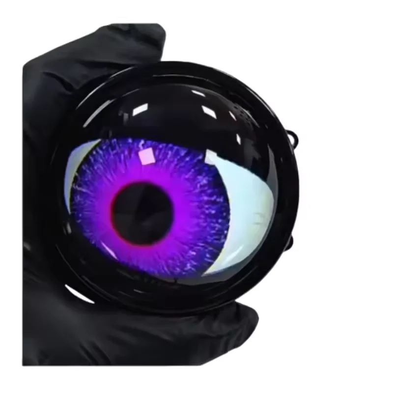 One-Pcs-12V-3-Inch-LED-Devil-Eyes-Light-Circular-Electric-Headlight ...