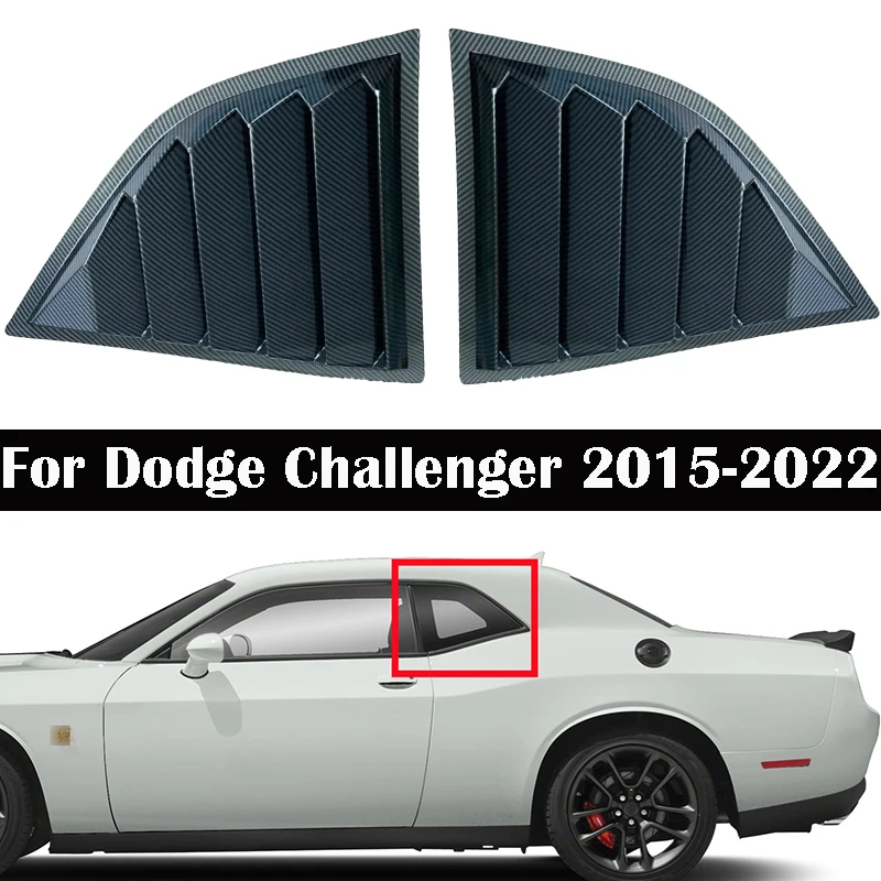 2pcs-For-Dodge-Challenger-2015-2022-Car-Rear-Window-Side-Shutter-Cover ...