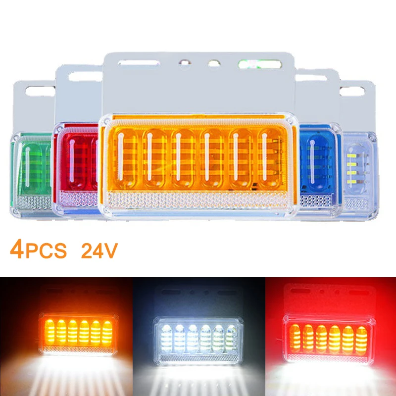 4pcs-24V-30-LED-Car-Truck-Side-Marker-Lights-Car-External-Lights-Signal ...