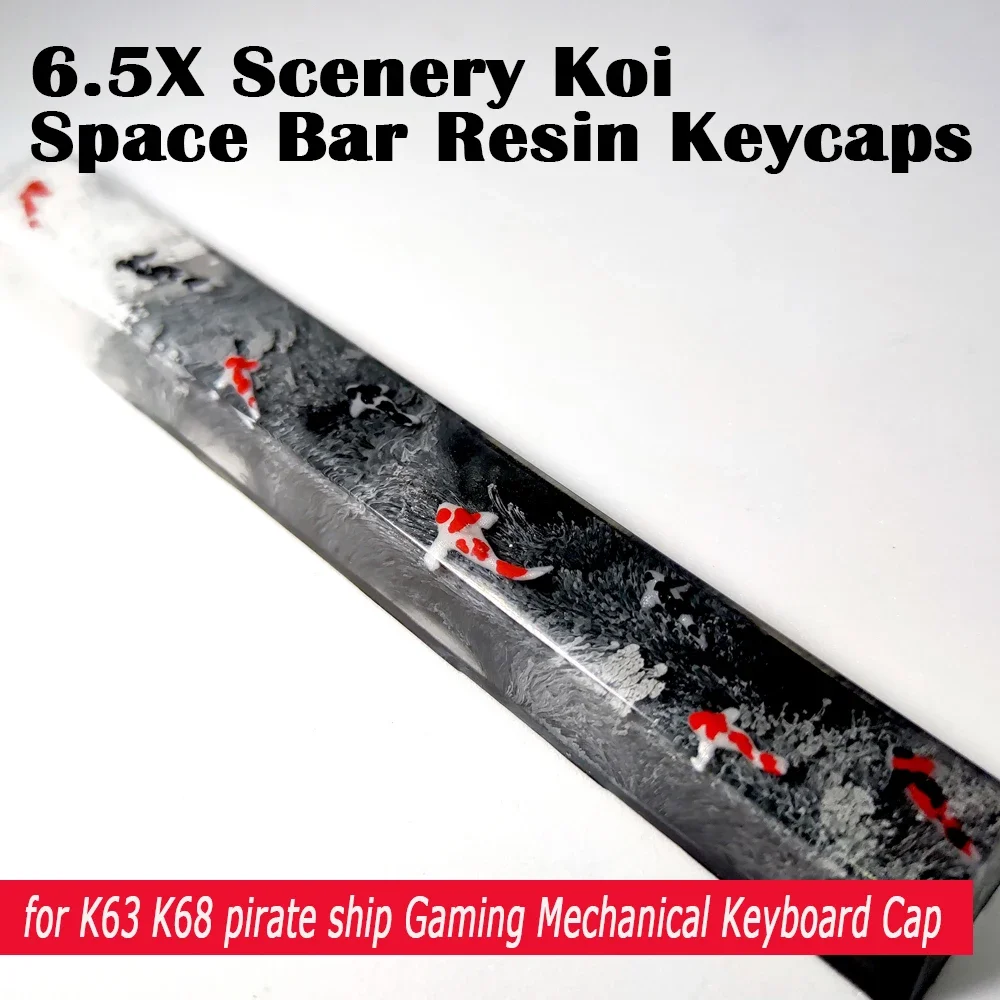 6-5U-Resin-Scenery-Koi-Space-Bar-Keys-for-K63-K68-K70-Pirate-Ship ...