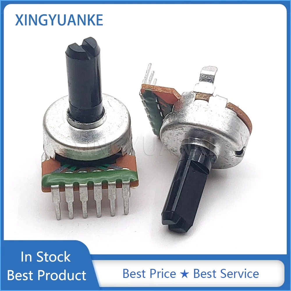 5PCS 161 Type Vertical Double B10K B20K B50K B100K Audio Volume Rotary ...