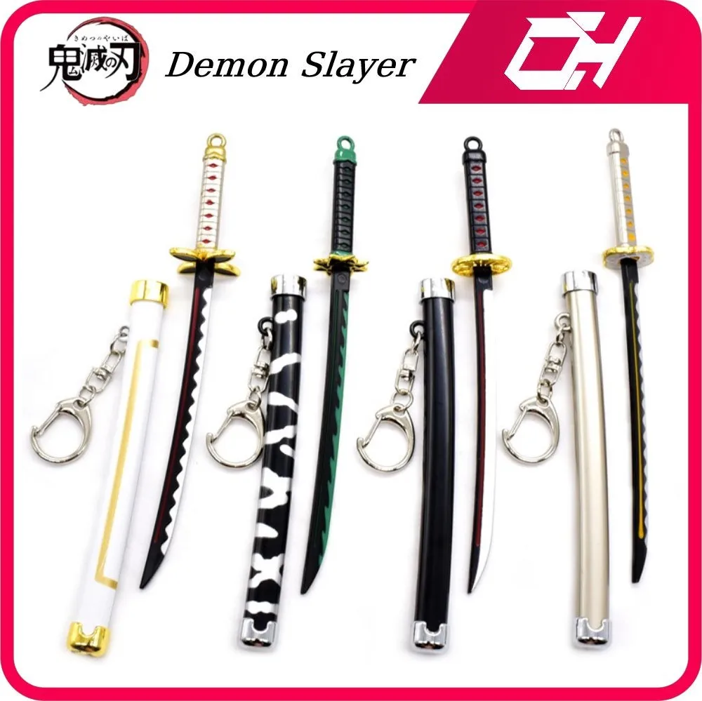 Demon-Slayer-Keychain-Sword-Kochou-Shinobu-Nichirin-Blade-15cm-Metal ...