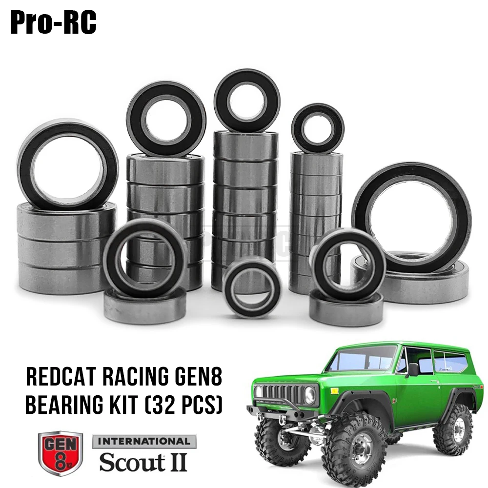 32Pcs-Rubber-Sealed-Bearing-Kit-for-1-10-Redcat-Racing-Gen8 ...