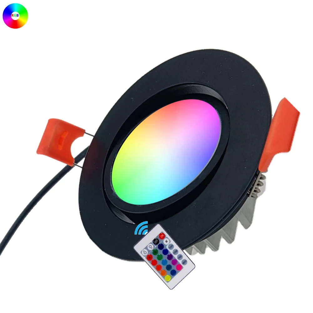 Rgb led downlight ip65 à prova ddimmable água pode ser escurecido ac ...