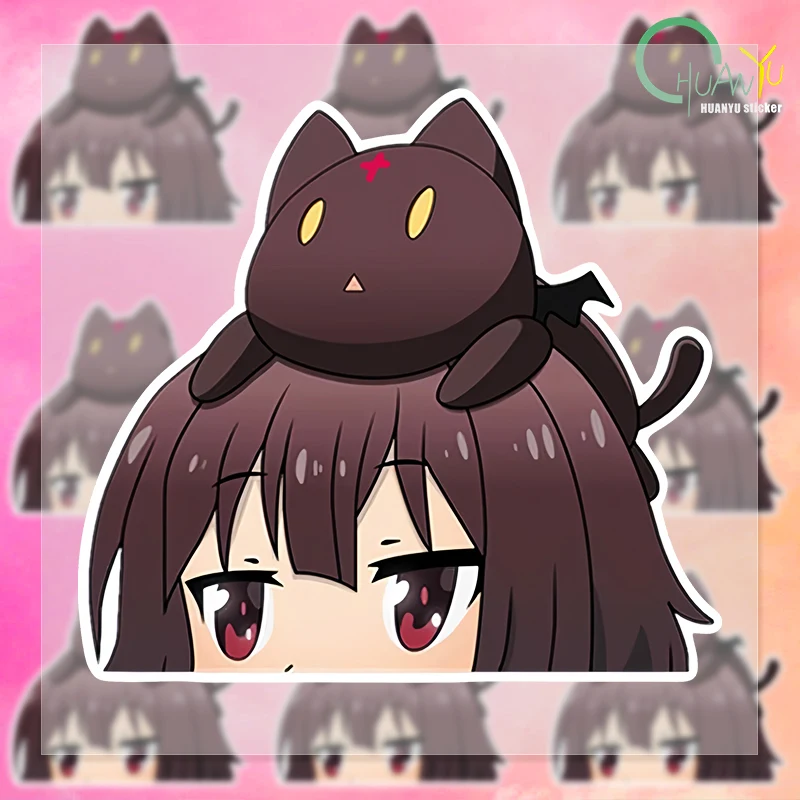 for-Konosuba-Wizard-Neko-Peeker-Fine-Decal-Fashion-Scratch-proof-Car ...