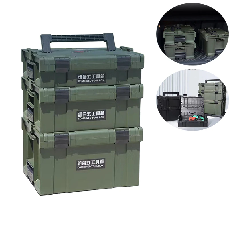 Portable-Stackable-Toolbox-Multi-layer-Combination-Electrician-Woodworking-Auto-Repair-Vehicle ...