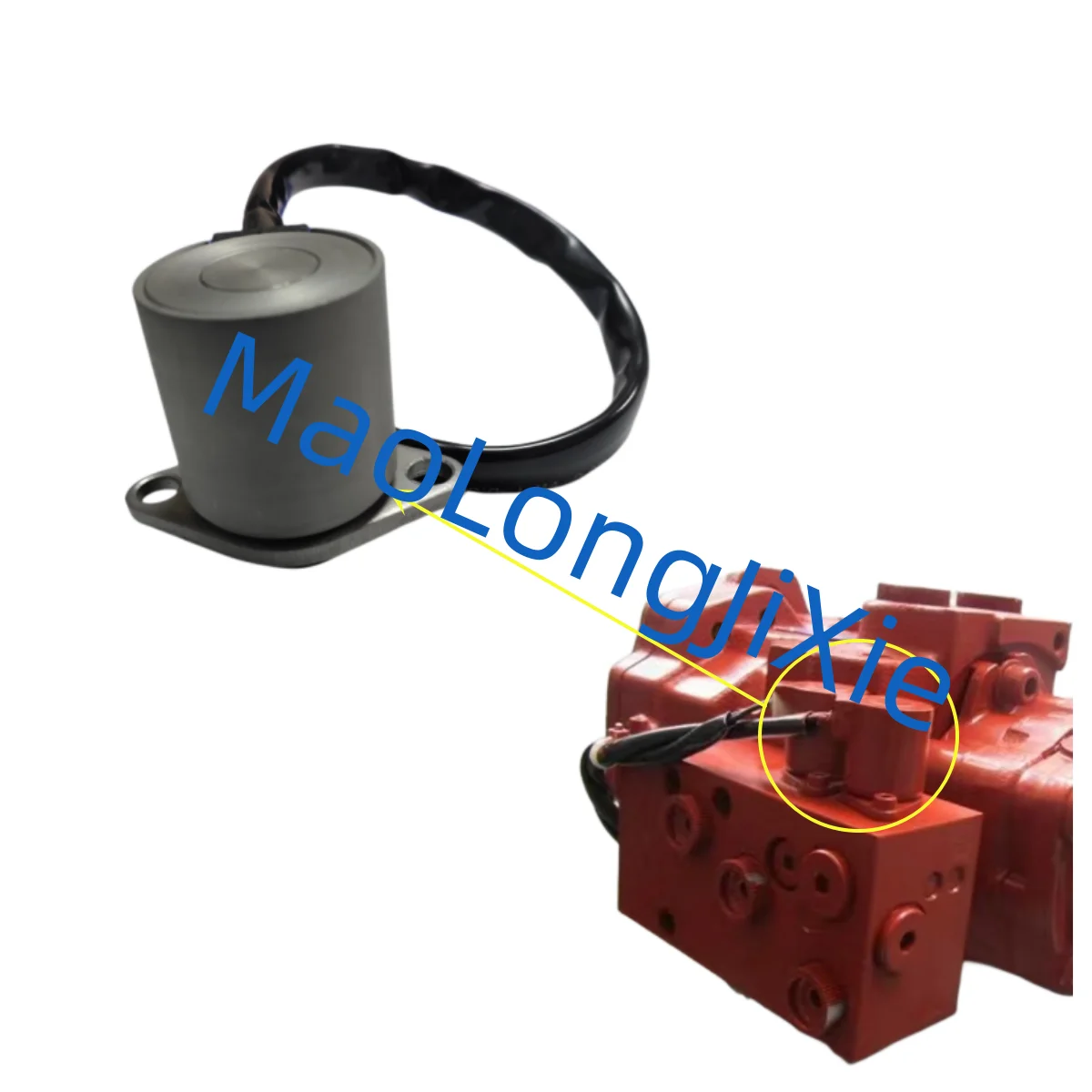 Excavator-fitting-solenoid-valve-micro-digging-Yangma-35-40-45-50-55 ...