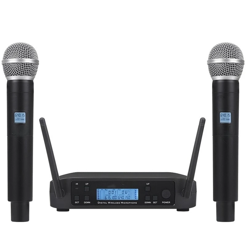 Wireless handheld microphone, stage, FM, professional performance, home ...