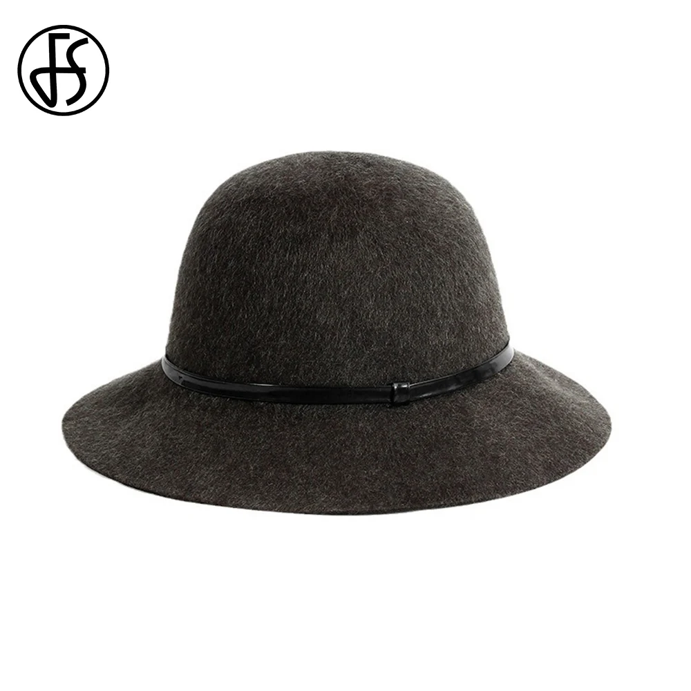 FS-Fashion-Casual-Dome-Basin-Hats-For-Women-Elegant-Vintage-Fisherman ...