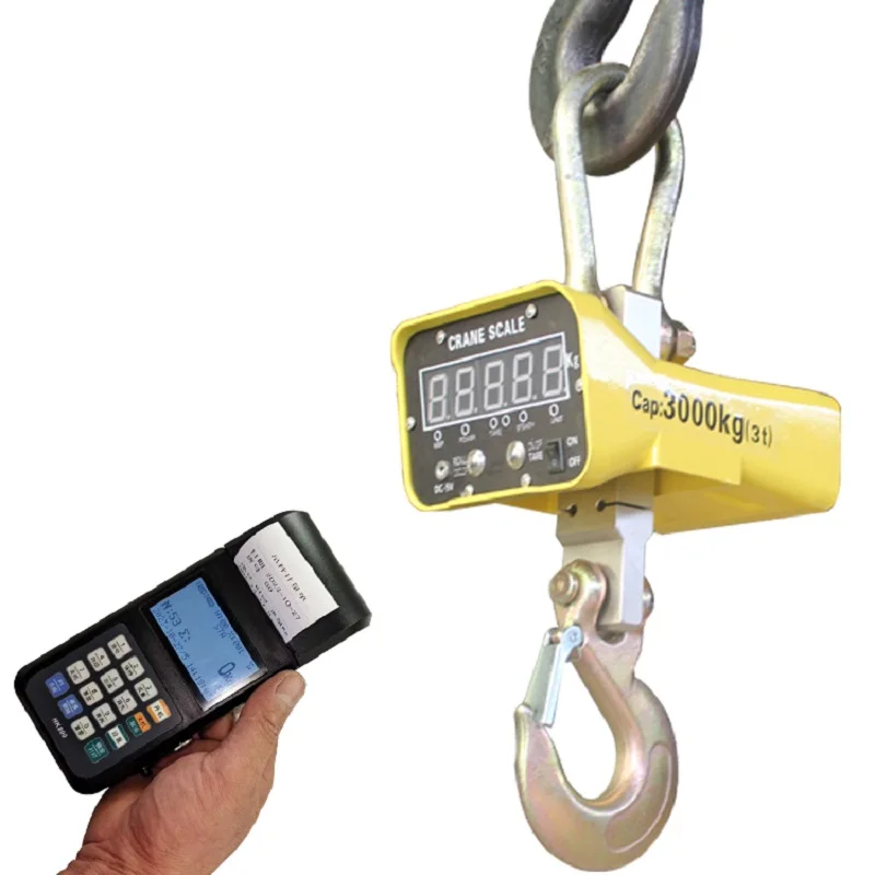 Electronic-crane-scale-3000KG-3T-Precision-hanging-scale-remote-control ...