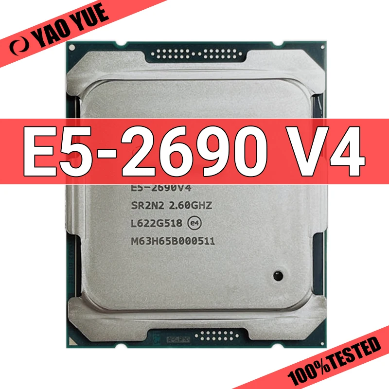 E5-2690-V4-Processador-CPU-Usado-E5-2690V4-14-Core-2-60GHz-35MB-Cache ...