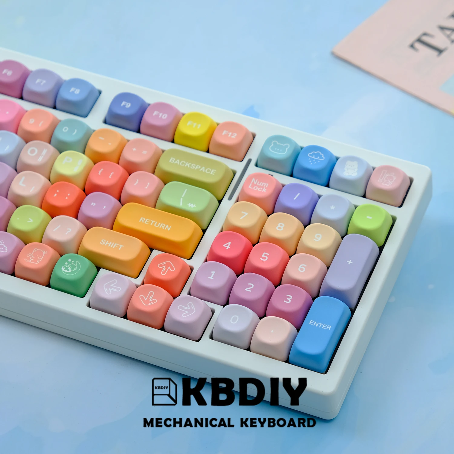 KBDiy-KOA-Profile-Gummy-Bears-Korean-Keycap-PBT-Color-Keycaps-for ...