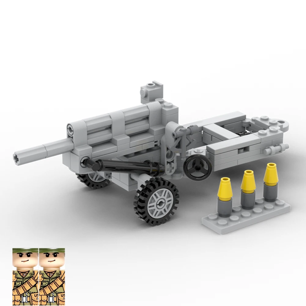 M102-105mm-Howitzer-Military-Weapons-Building-Block-Toy-Assemble-Model ...