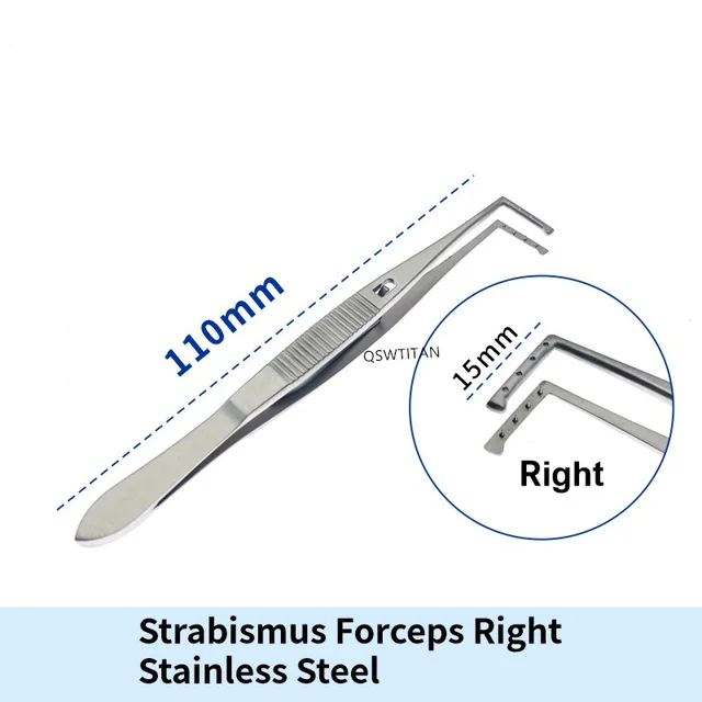 Ophthalmic Tweezers Strabismus Forceps Reusable Ophthalmic Surgery ...
