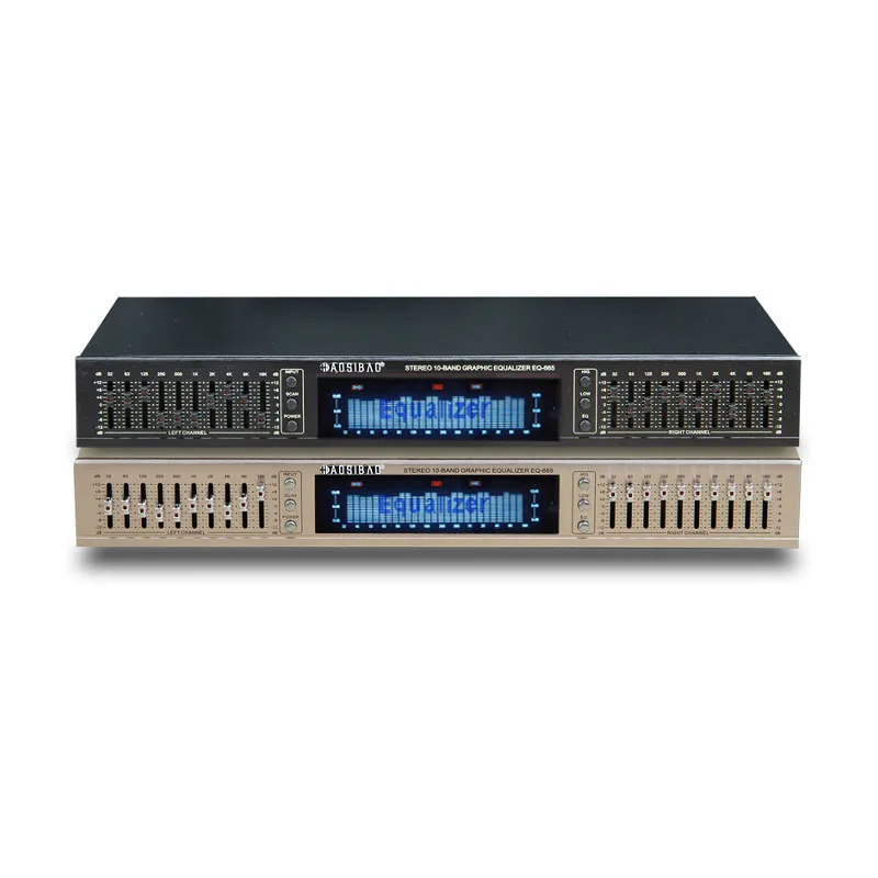 220V-EQ665-Equalizer-Hifi-Home-EQ-Equalizer-Dual-10-BAND-Stereo-Treble ...