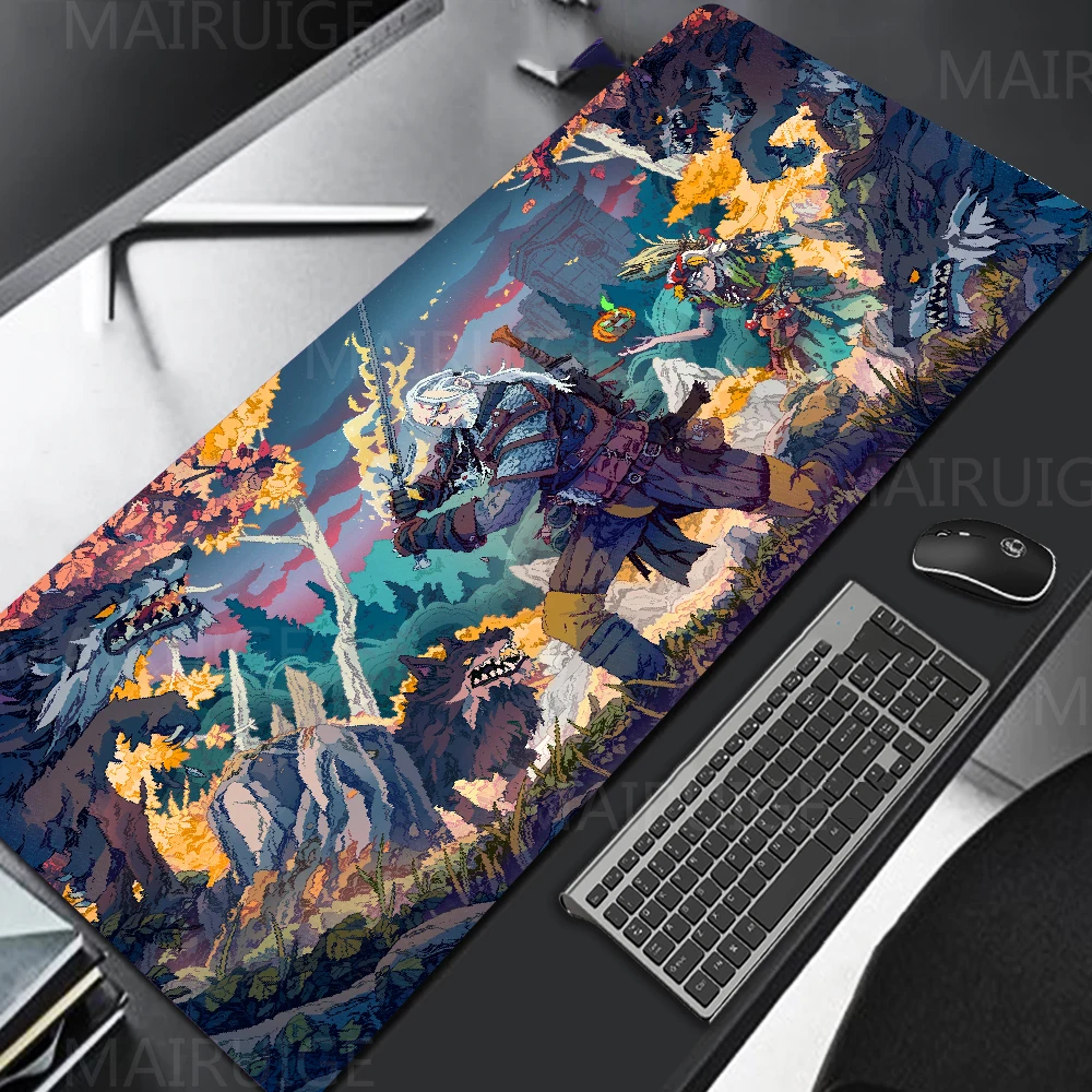 Witcher-Mouse-Pad-XXL-Geralt-Gaming-Accessories-Large-Desk-Mat-Gamer ...