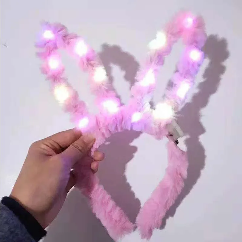 Animal-Rabbit-Ears-Headbands-LED-Light-Hairband-Gift-Cosplay-Birthday ...