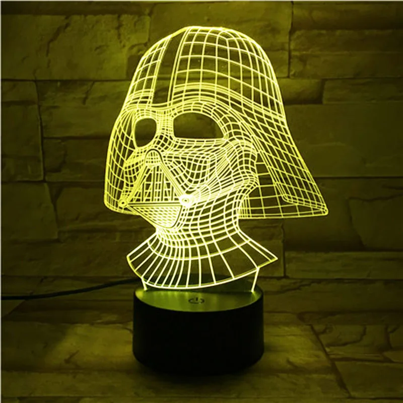 Disney-Star-Wars-3D-LED-Night-Light-Color-Changing-Visual-Illusion-Lamp ...