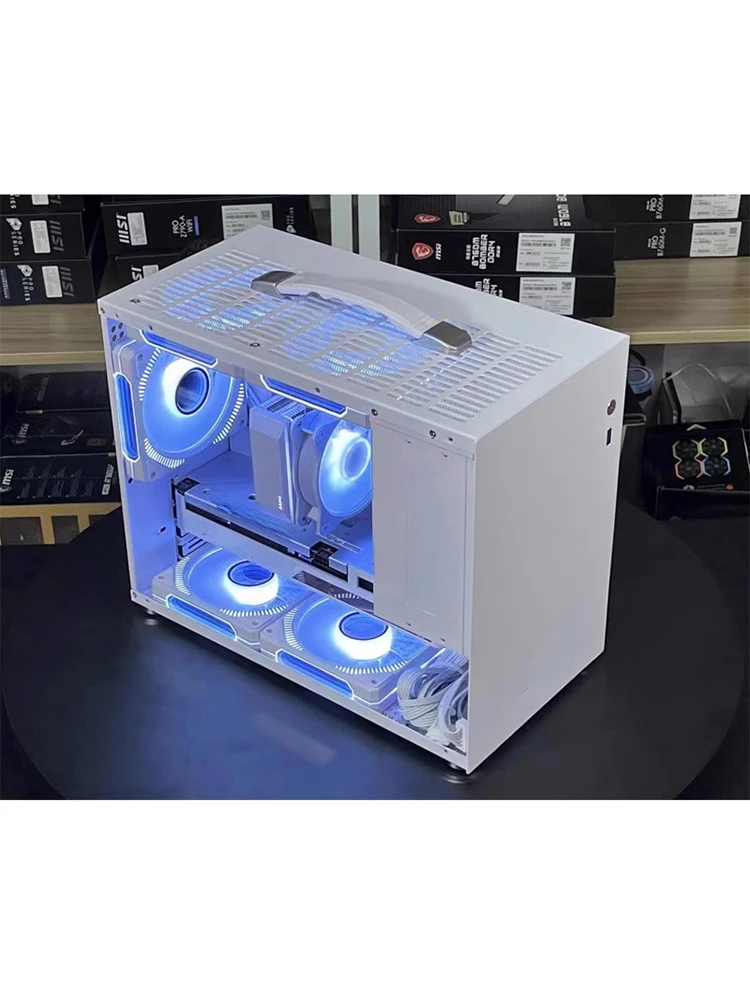 The-X100-small-chassis-portable-mini-chassis-mini-supports-MATX ...