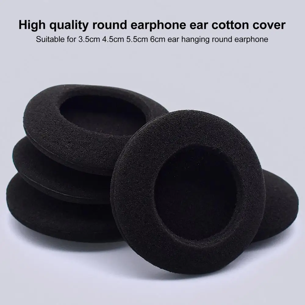 Thickened-Foam-Ear-Pads-For-Headphones-Sponge-Replacement-Cushions ...