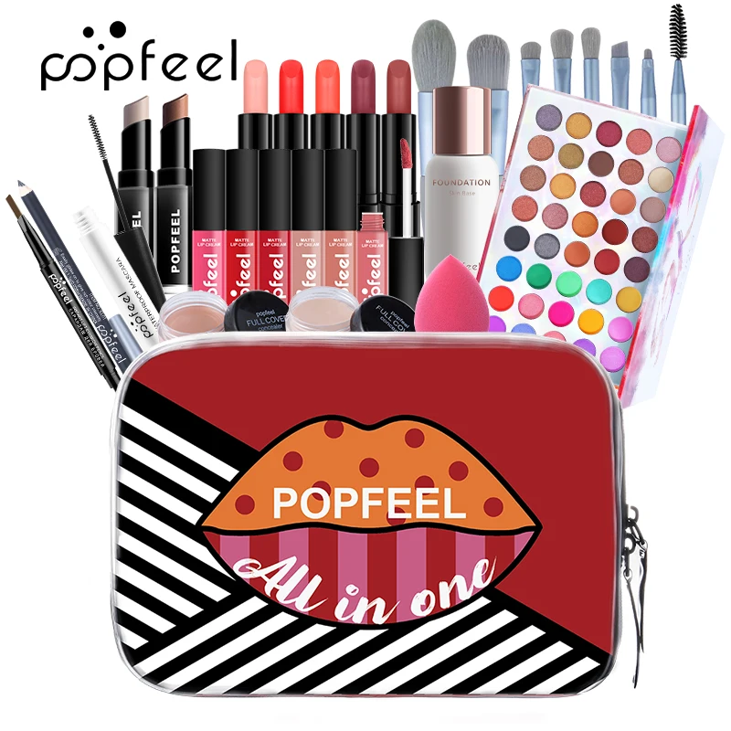 POPFEEL-Makeup-Kit-Full-Professional-8-56Pc-All-In-One-Complete-Makeup ...