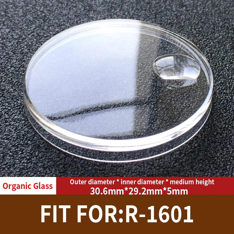 1PCS Smooth Flat Watch Acrylic organic Glass Replacement For RLX R-1500 ...