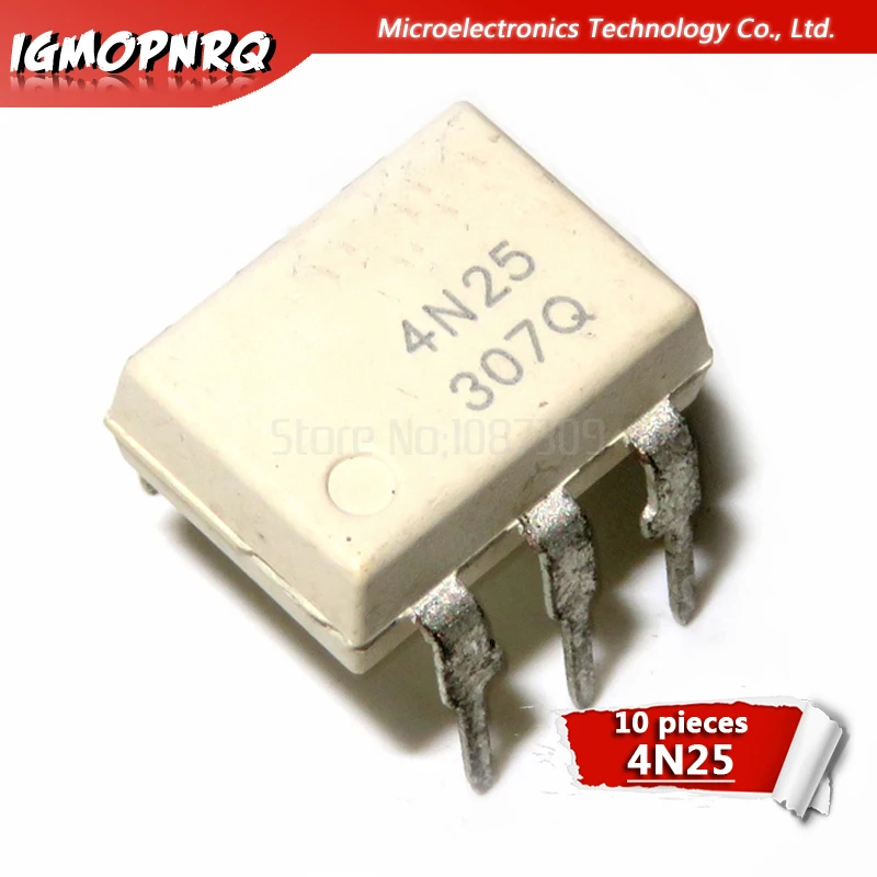10PCS 4N25 4N26 4N27 4N28 4N32 4N33 4N35 4N36 4N37 4N38 DIP DIP8 ...