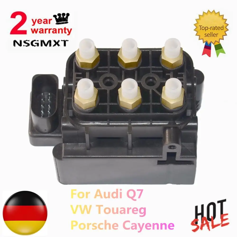 AP01 Air Suspension Compressor Solenoid Valve Block For Audi Q7 Porsche ...