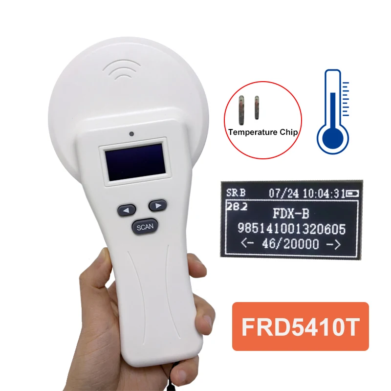 134-2kHz-animal-Temperature-Microchip-Scanner-Reader-FDX-B-A-HDX-dog ...