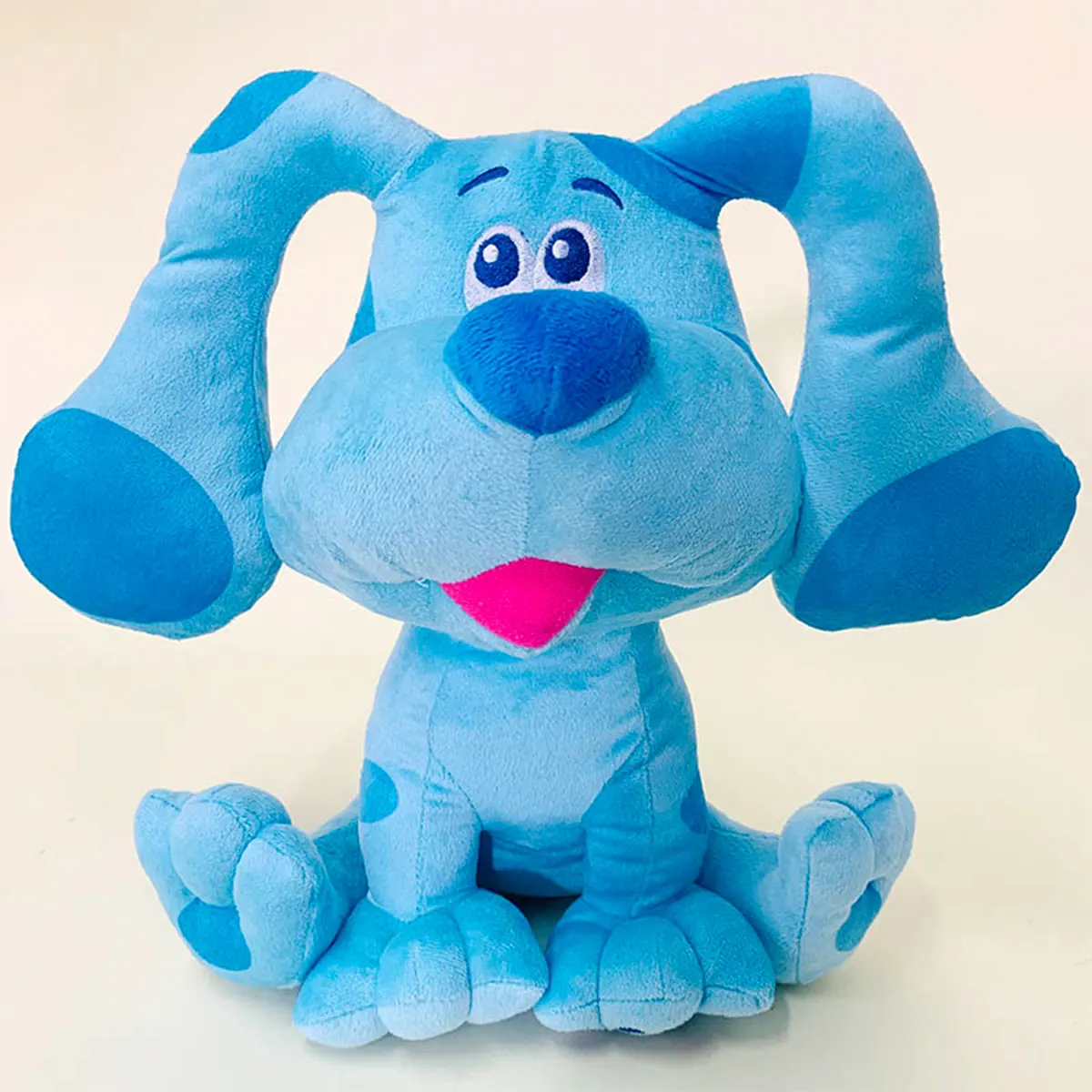 Grandes-pistas-azules-y-t-Beanbag-mu-eco-de-peluche-de-perro-azul-y ...