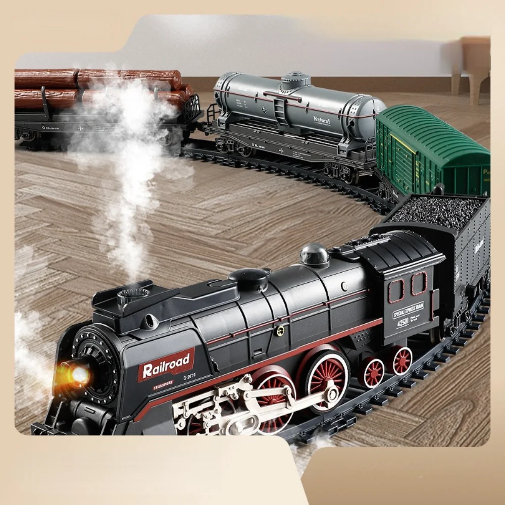 Simulation-Electric-Track-Classical-Model-Toy-Small-Steam-Train-Toy-for ...