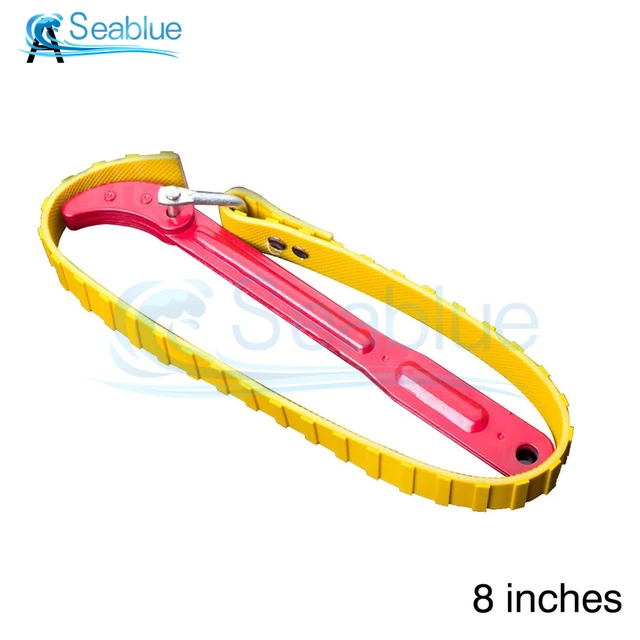 벨트 렌치 오일 필터 풀러 스트랩 스패너 체인, 조절 가능한 스트랩 오프너, 카트리지 분해 도구