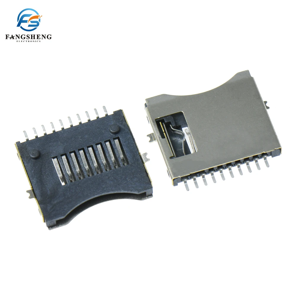 20-100pcs-Micro-SD-TF-Memory-Card-Sockets-Connectors-Slot-Holder-Plug ...