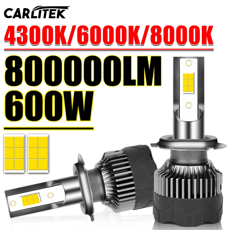 600W-800000LM-Car-Haedlight-H4-H7-H1-LED-H8-H11-9005-9006-HB3-HB4-H27 ...